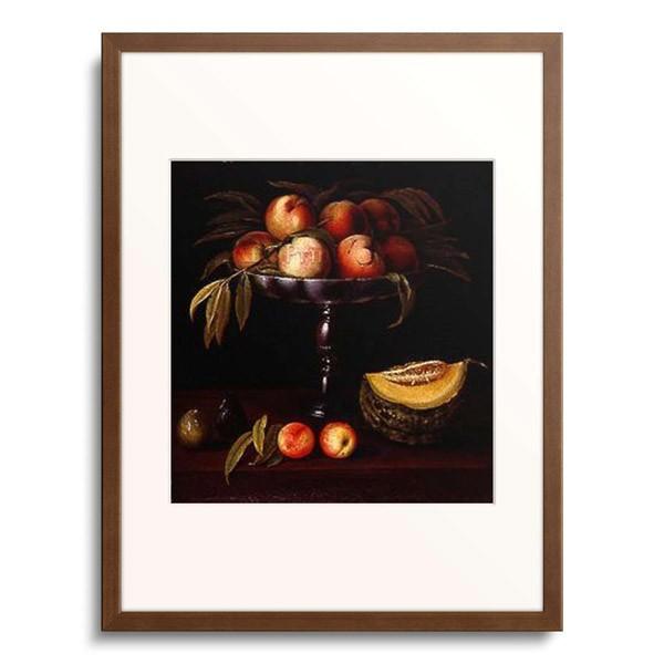 Artist:  Nuvolone, Panfilo,nachweisbar 1581-1631 Imagetitle:  Kelchvase mit Pfirsichen, Kurbis und Feigen Dimensions:  5...