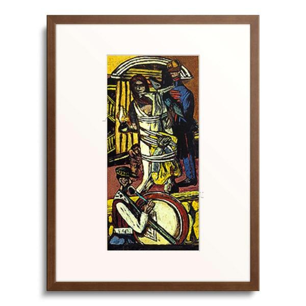 作家名： マックス・ベックマン  ( 1884年 - 1950年 ) 国籍： ドイツ ジャンル：  ドイツ表現主義　新即物主義　Artist:  Beckmann, Max,1884-1950 Imagetitle:  Triptychon...