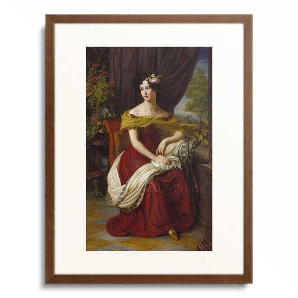 所蔵: ノイエ・ピナコテークバイエルン州立絵画コレクションArtist: Schadow, Friedrich Wilhelm von,1788-1862 Imagetitle: Portrait of Fanny Ebers. 1826 ...