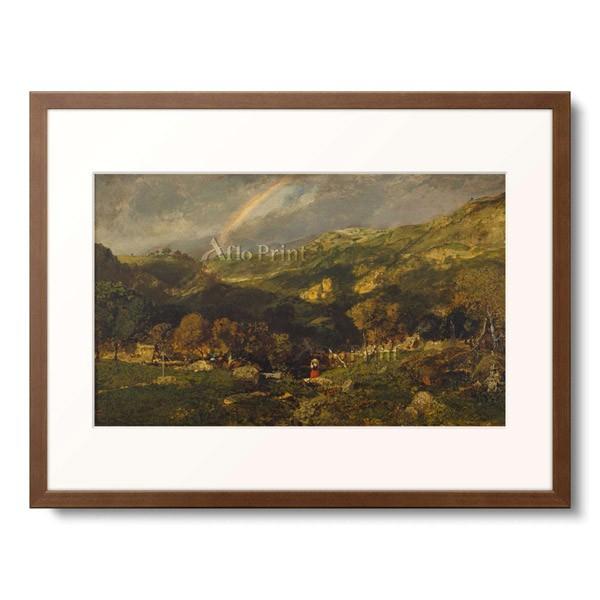 作家名:テオドール・ルソーArtist: Rousseau, Theodore,1812-1867 国籍:フランスジャンル :バルビゾン派Imagetitle:Landschaft nach dem Gewitter. Um 1840 所蔵...