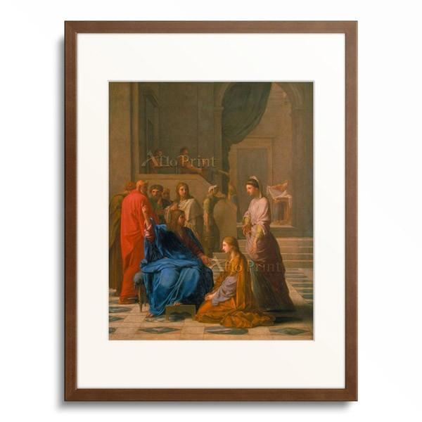 所蔵: アルテ・ピナコテークバイエルン州立絵画コレクションArtist: Le Sueur, Eustache,1617-1655 Imagetitle: Christ in the house of Martha. Dimensions:...