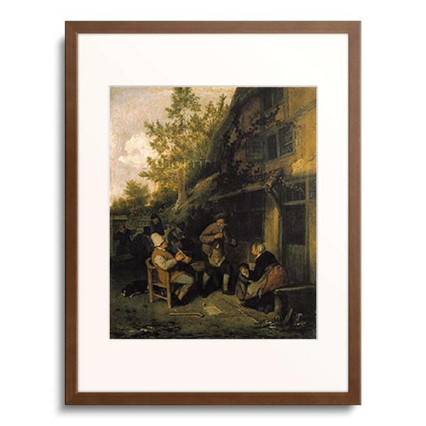 Artist:  Dusart, Cornelis,1660-1704 Imagetitle:  Bauern vor einem Wirtshaus. 1681 Dimensions:  35 x 28,5 cm. Medium:  on...