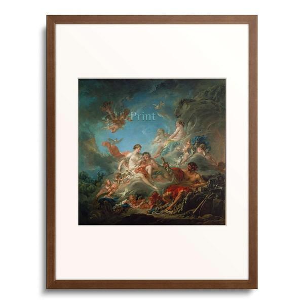 作家名： フランソワ・ブーシェ  ( 1703年 - 1770年 ) タイトル：「アイネイアスのための武器をヴィーナスに見せるウルカヌス」国籍： フランス ジャンル　： ロココ所蔵：ルーヴル美術館Artist:  Boucher, Fran...