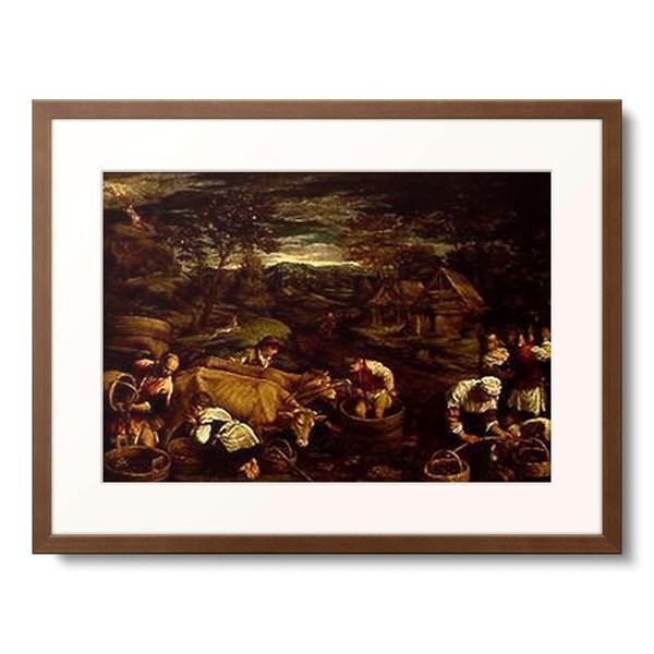 Artist:  Bassano (Francesco da Ponte),1549-1592 Imagetitle:  Der Herbst (Weinlese) Dimensions:  115,5 x 145 cm. Medium: ...