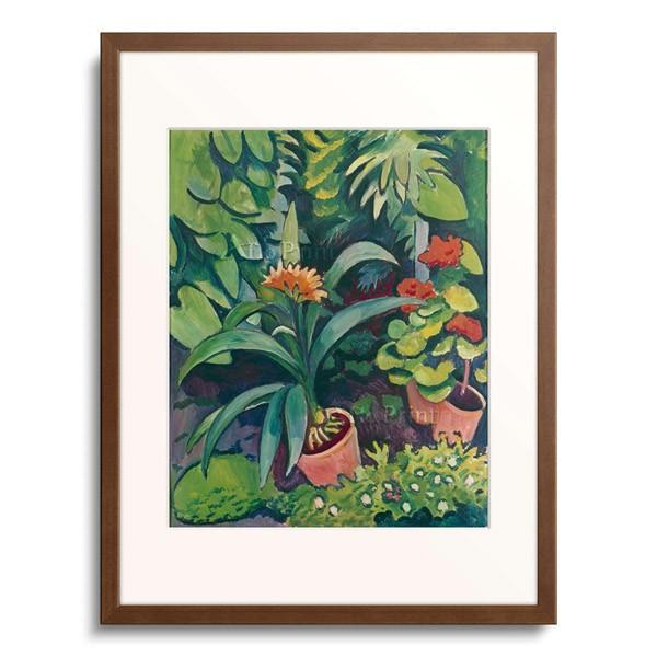 作家名:アウグスト・マッケ ( 1887年 - 1914年 ) 国籍:ドイツの画家 ジャンル：ドイツ表現主義、青騎士  年代:20世紀Artist: Macke, August,1887-1914 Imagetitle: Flower po...