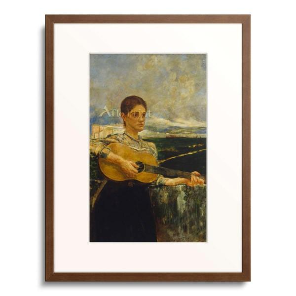 Artist:  Klinger, Max,1857-1920 Imagetitle:  Romische Lautenspielerin. 1892 Dimensions:  130,5 x 80,8 cm Location:  Leip...