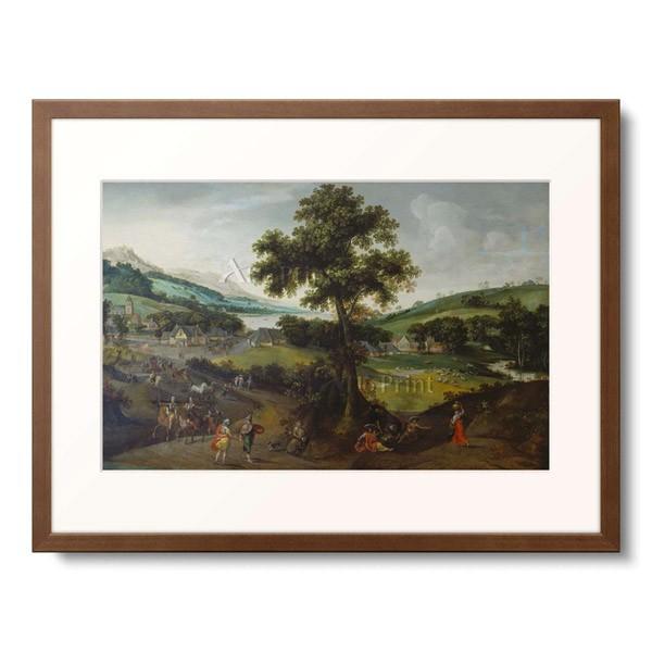 Artist:  Grimmer, Jakob,um1525-1547 Imagetitle:  Landscape with staffage . 1575. Dimensions:  83,5 x 128,5 cm. Medium:  ...