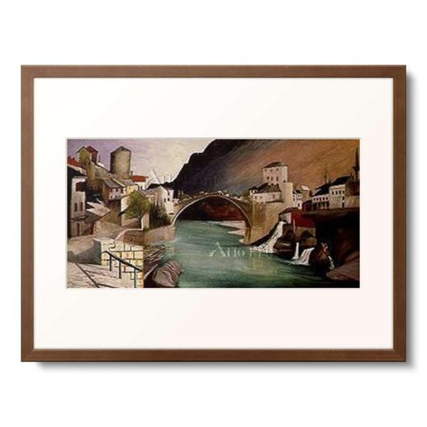 作家名:チョントヴァーリ=コストカ・ティヴァダルハンガリーの画家Artist:Csontvary-Kosztka, Tivadar 1853-1919 Imagetitle:Romische Brucke in Mostar. 1903. ...