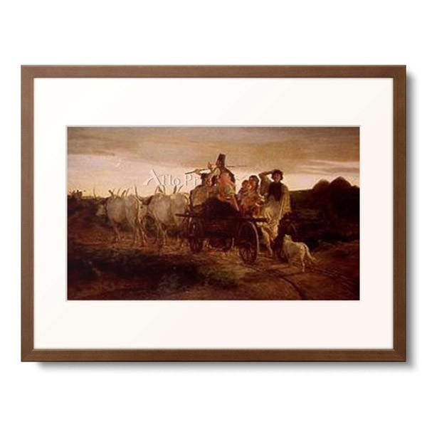 Artist:  Lotz, Karoly,1833-1904 Imagetitle:  Heimkehrendes Ochsengespann. 1873. Location:  Privatbesitz Ungarn