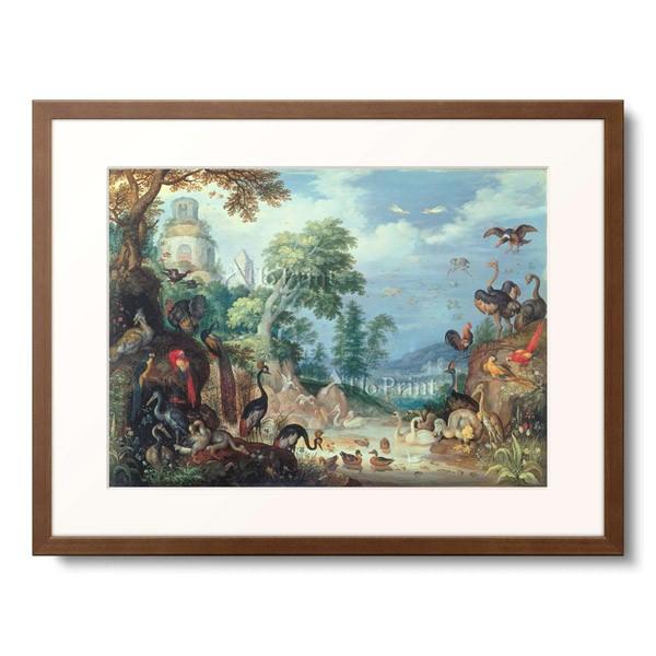 Artist:  Savery, Roelant Jakobsz,1576-1639 Imagetitle:  Landscape with birds. 1628 Dimensions:  42 x 57 cm Medium:  on c...