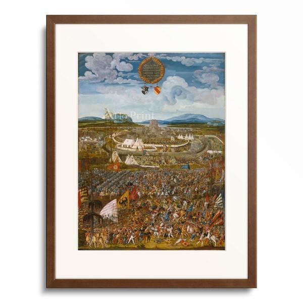 所蔵: アルテ・ピナコテークバイエルン州立絵画コレクションArtist: Feselen, Melchior,um1495-1538 Imagetitle: Alesia Besieged by Julius Caesar (52 BC J...