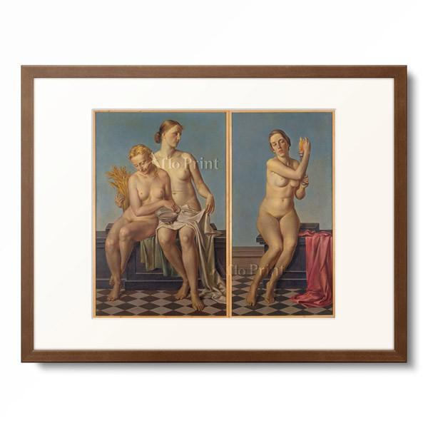 所蔵: バイエルン州立絵画コレクションArtist: Ziegler, Adolf,1892-1959 Imagetitle: The Four Elements: Earth/Water and Fire (two panels of t...