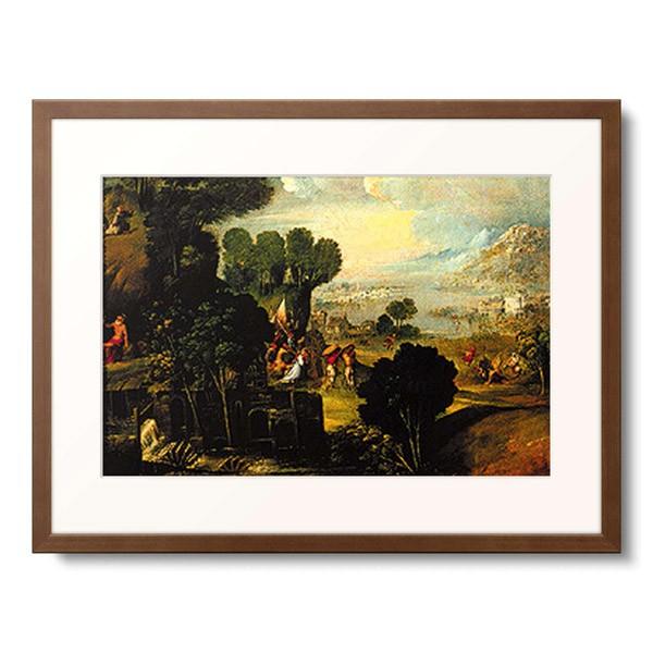Artist:  Dossi, Dosso (Giovanni de Luteri),ca. 1486/87-1542 Imagetitle:  Landschaft mit Szenen aus dem Leben von Heilige...