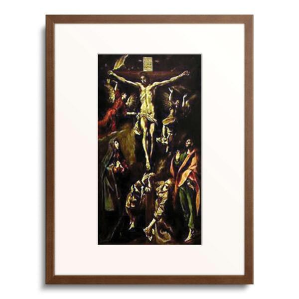 作家名： エル・グレコ  ( 1541年 - 1614年 ) タイトル : キリストの磔刑 国籍： ギリシャジャンル：  マニエリスム Artist:  Greco El (Dominikos Theotokopoulos),1541-16...