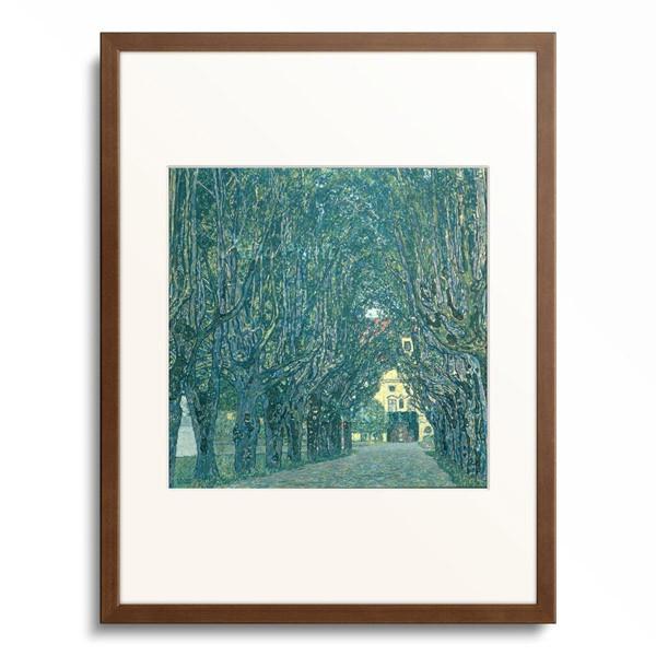 作家名： グスタフ・クリムト ( 1862年 - 1918年 ) タイトル： カンマー城庭園の並木道 製作年： 1912年国籍： オーストリアの画家 所蔵： オーストリア・ギャラリー（オーストリア絵画館） ジャンル： 象徴主義、ウィーン分離...