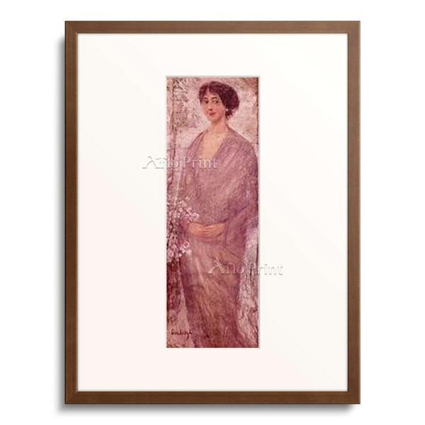 Artist:  Gulacsy, Lajos,1882-1932 Imagetitle:  Frau mit Perlenkette. 1910/1912. Location:  Pecs, Janos-Pannonius-Museum