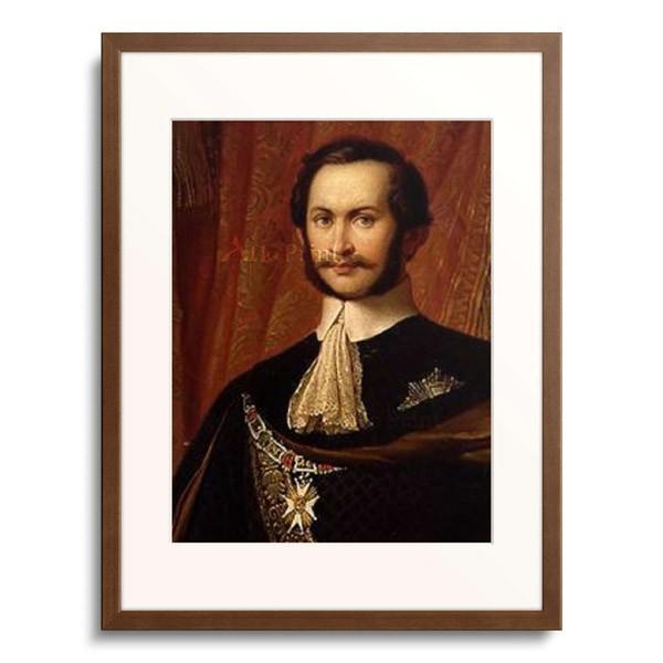 Artist:  Kaulbach, Wilhelm von,1804-1874 Imagetitle:  Max II. Joseph, King of Bavaria, as Hubertus knight (1811-1864). H...