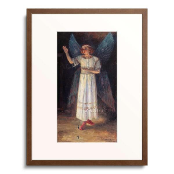 Artist:  Golowin, Alexander Jakowlev,1863-1930 Imagetitle:  Der Erzengel Gabriel. Dimensions:  89 x 49,5 cm Medium:  Ol ...