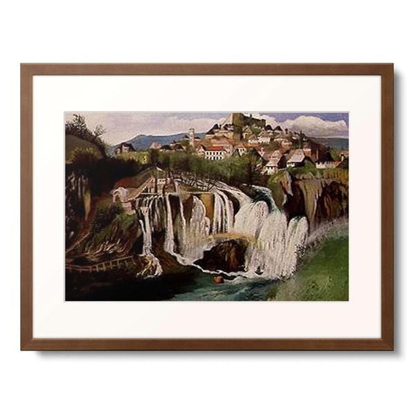 作家名:チョントヴァーリ=コストカ・ティヴァダルハンガリーの画家Artist:Csontvary-Kosztka, Tivadar 1853-1919 Imagetitle:Der Wasserfall von Jajce. 1903 Di...