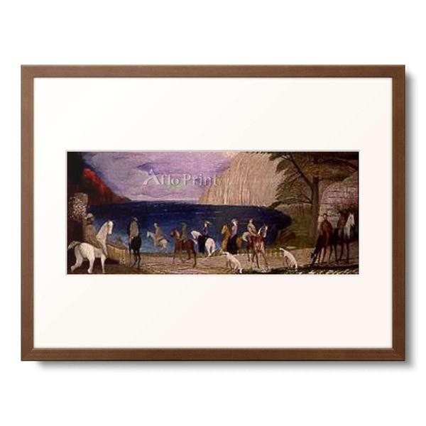 作家名:チョントヴァーリ=コストカ・ティヴァダルハンガリーの画家Artist:Csontvary-Kosztka, Tivadar 1853-1919 Imagetitle:Spazierritt am Meer. 1909. Dimens...