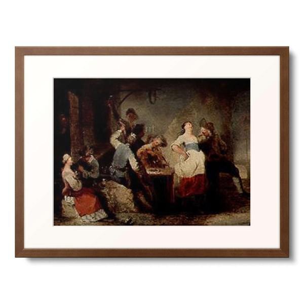 Artist:  Zick, Januarius,1730-1797 Imagetitle:  Tanzendes Bauernpaar vor einer Schenke. Location:  Augsburg, Stadtische ...