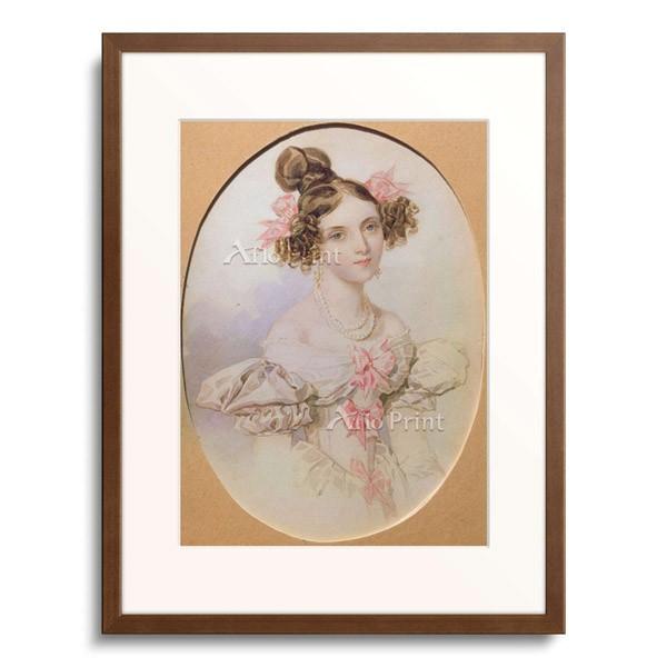 Artist:  Sokolov, Peter Fedorowitsch,1791-1848 Imagetitle:  Bildnis des Fraulein Sollogub. Um 1830 Dimensions:  19.5 x 1...