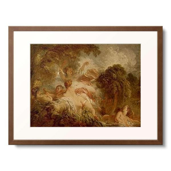所蔵：ルーヴル美術館Artist:  Fragonard, Jean Honore,1732-1806 Imagetitle:  Badende Madchen. Location:  Paris, Musee du Louvre