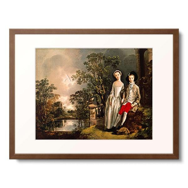 作家名:トマス・ゲインズバラ新古典主義肖像画Artist:Gainsborough, Thomas,1727-1788 Imagetitle:Heneage Lloyd und seine Schwester. Dimensions:64 ...