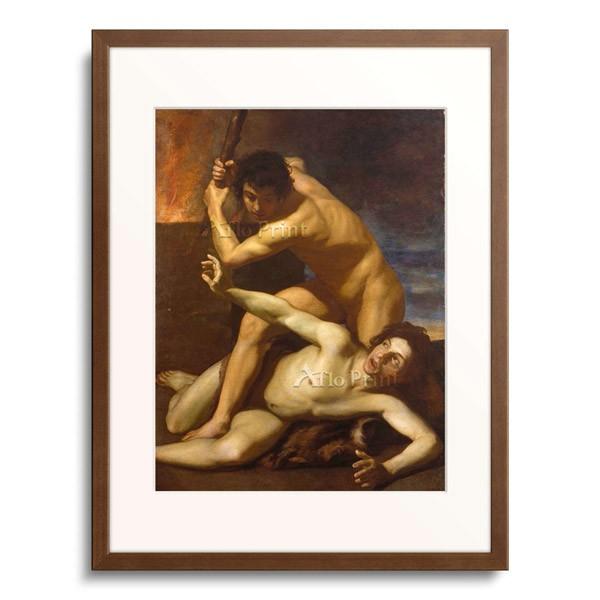 Artist:  Manfredi, Bartolomeo,1580-1617 Imagetitle:  Cain murdering Abel. About 1615 Dimensions:  115 x 52 cm. Medium:  ...