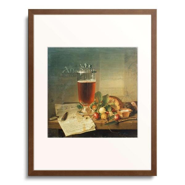 Artist:  Preyer, Johann Wilhelm,1803-1889 Imagetitle:  Bock beer-Still life. 1839 Dimensions:  46,2 x 60,5 cm Medium:  O...
