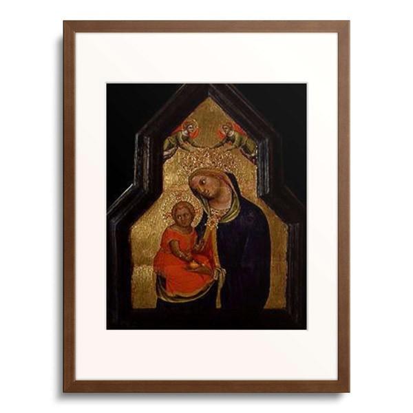 Artist:  Lorenzo Veneziano (Schule),1356/1379 Imagetitle:  Madonna und Kind mit Engeln. Location:  Moskau, Puschkin-Museum