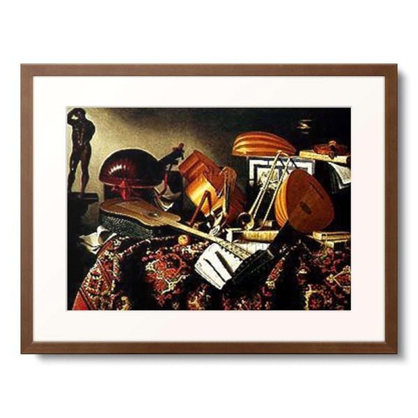 Artist:  Bettera, Bartolomeo,1639 - after 1688 Imagetitle:  Musical instruments, sheets of music and books. Dimensions: ...