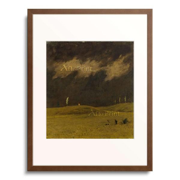 Artist:  Kirchner, Eugen,1865-1938 Imagetitle:  Aufziehendes Gewitter. Dimensions:  45,8 x 41,7 cm. Medium:  On Canvas L...