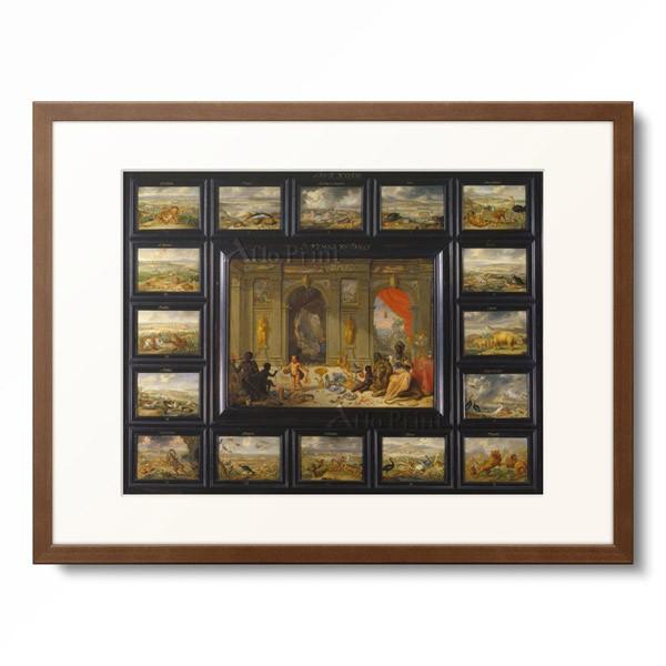 所蔵: アルテ・ピナコテークバイエルン州立絵画コレクションArtist: Kessel, Jan van,1626-1679 Imagetitle: From the cycle of the four continents: Africa...