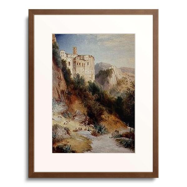 作家名:カール・ベームArtist:Blechen, Carl,1798-1840 Imagetitle:Kloster Santa Scholastica. Um 1830. 所蔵:Wuppertal, Von-der-Heydt-Museum