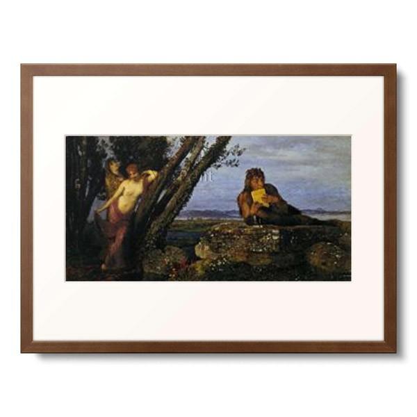 作家名:アルノルト・ベックリン  ( 1827年 - 1901年 ) 国籍:スイス ジャンル:象徴主義 Artist: Bocklin, Arnold,1827-1901 Imagetitle:Fruhlingsabend. 1879. D...