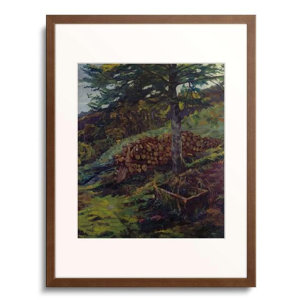 Artist:  Trubner, Wilhelm,1851-1917 Imagetitle:  The Siegfried-Well near Eberbach in the Odenwald. 1902. Dimensions:  91...