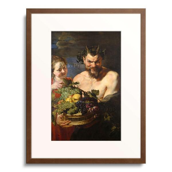 作家名:ピーテル・パウル・ルーベンス ( 1577年 - 1640年 ) 国籍:フランドル ジャンル:バロック Artist:Rubens, Peter Paul,1577-1640 Imagetitle:Satyr und Madchen...