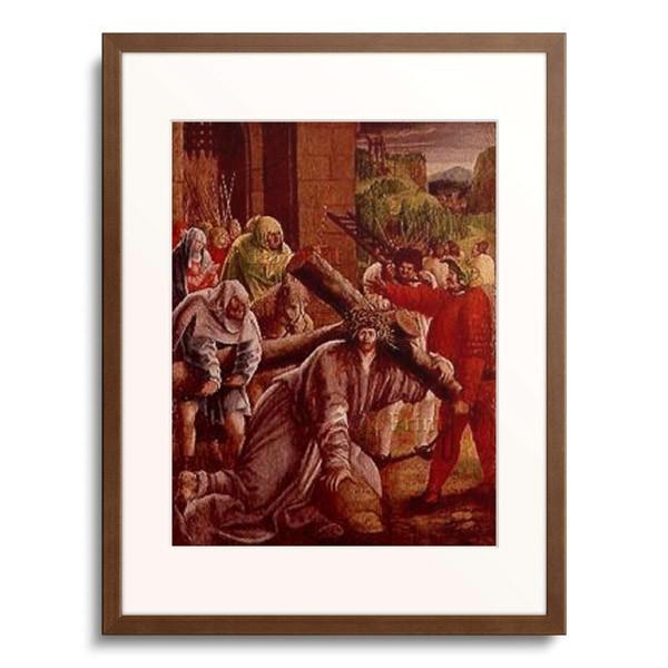 Artist:  Monogrammist H,von 1507 Imagetitle:  Kreuztragung Christi. Dimensions:  109 x 81 cm. Medium:  Tempera auf Nadel...