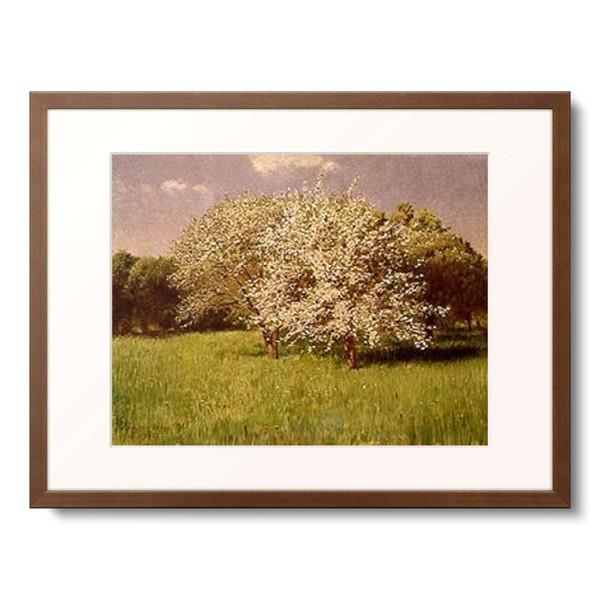 Artist:  Szinyei-Merse, Pal,1845-1920 Imagetitle:  Bluhende Baume. Dimensions:  91 x 71 cm. Location:  Privatbesitz Ungarn