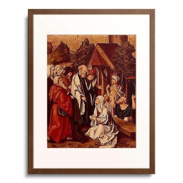 Artist:  Schaufelein, Hans (Art des...) . Imagetitle:  Der hl.Petrus erweckt Tote. Location:  Bayer.Staatsgemaldesammlungen