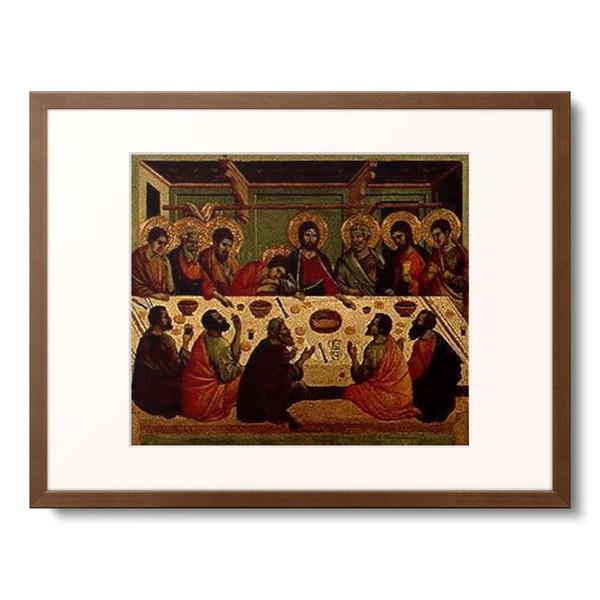 作家名:ドゥッチョ・ディ・ブオニンセーニャ  （1255年頃 - 1319年） タイトル:最後の晩餐国籍:イタリア ジャンル:ゴシック期シエナ派 Artist: Duccio di Buoninsegna,ca. 1255 - ca. 13...