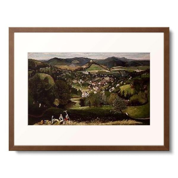 作家名:チョントヴァーリ=コストカ・ティヴァダルハンガリーの画家Artist:Csontvary-Kosztka, Tivadar 1853-1919 Imagetitle:Ansicht von Selmecbanya. 1902. Di...