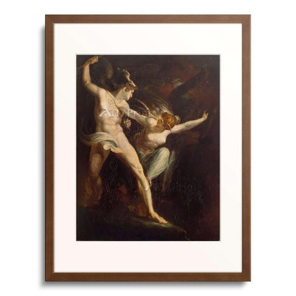 作家名:ヨーハン・ハインリヒ・フュースリーロマン主義Artist:Fuseli, Johann,Heinrich 1741-1825 Imagetitle:Satan und Tod, von der Sunde getrennt. 179...