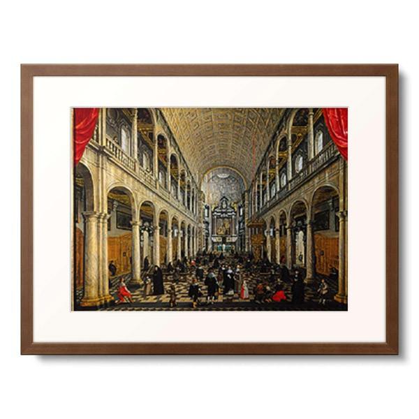 Artist:  Vrancx, Sebastian,1573-1647 Imagetitle:  Innenansicht der Jesuitenkirche zu Antwerpen. Dimensions:  52 x 71 cm....