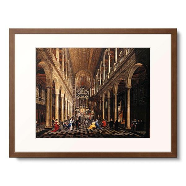Artist:  Ghering, Anton Gunther,1620-1668 Imagetitle:  Innenansicht der Jesuitenkirche zu Antwerpen. 1665. Dimensions:  ...
