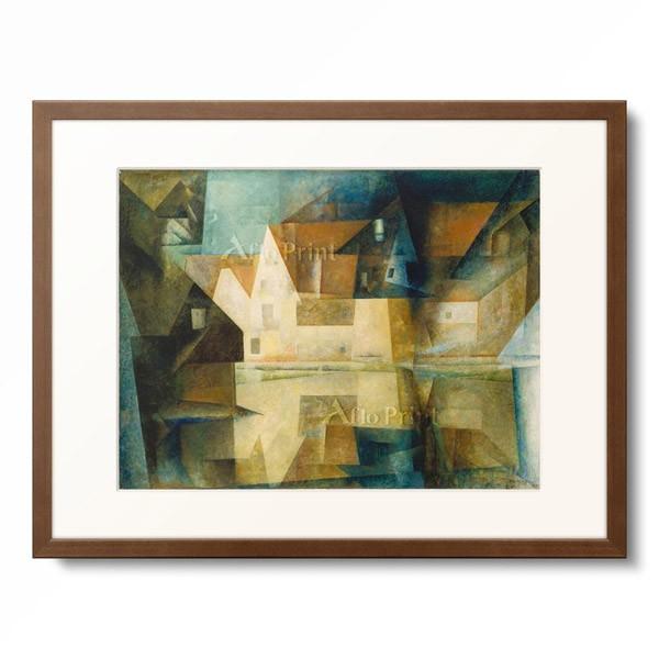 Artist: Feininger, Lyonel,1871-1956 Imagetitle: Village Pond of Gelmeroda. 1922. Dimensions: 86 x 112 cm. Medium: On Can...