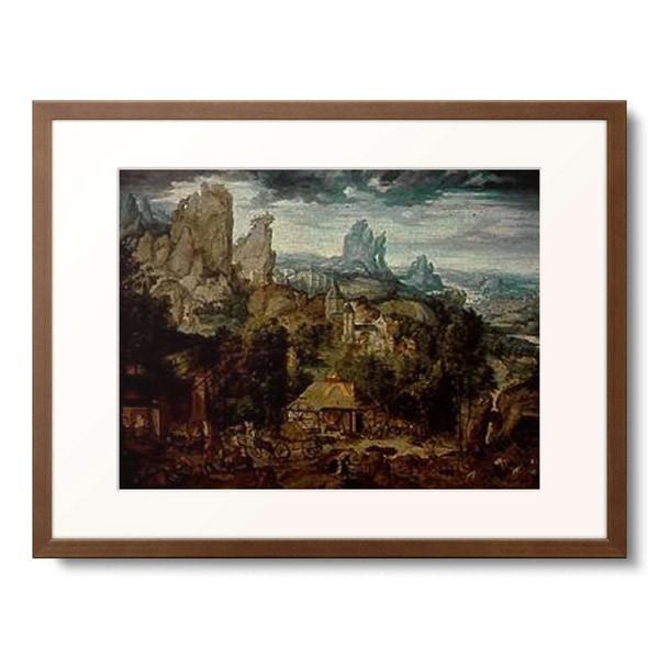 Artist:  Herri met de Bles,(?)-1550/55 Imagetitle:  Landschaft mit Eisenwerk. Location:  Prag, National (Narodni) Galerie
