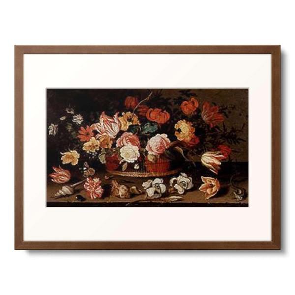 Artist:  Ast, Balthasar van der,1593/94-1657 Imagetitle:  Rosen, Tulpen, Lilien und andere Blumen in einem Korb. 1625. D...