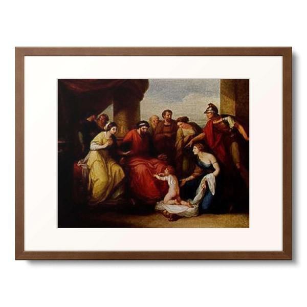 Artist:  Kauffmann, Angelika,1741-1807 Imagetitle:  Der junge Pyrrhus bittet den illyrischen Konig Glaukias und seine Ge...